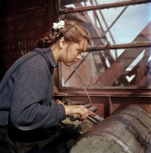 Color photos of Soviet people in the 1950s · Russia Travel Blog