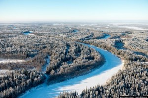 Khanty-Mansi Autonomous Okrug from above · Russia Travel Blog
