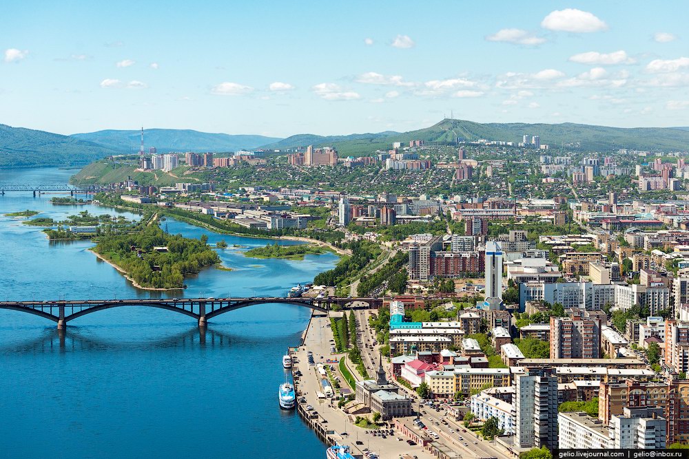 Let s Fly Over Krasnoyarsk One Of The Oldest Cities In Siberia