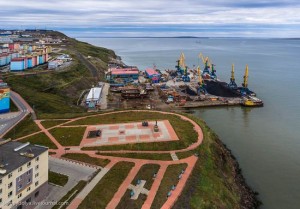 Anadyr – the view from above · Russia Travel Blog